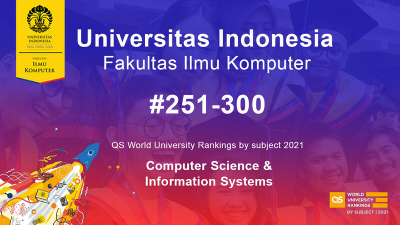 UI Raih Peringkat Dunia pada Bidang Ilmu Komputer dan Sistem Informasi ...