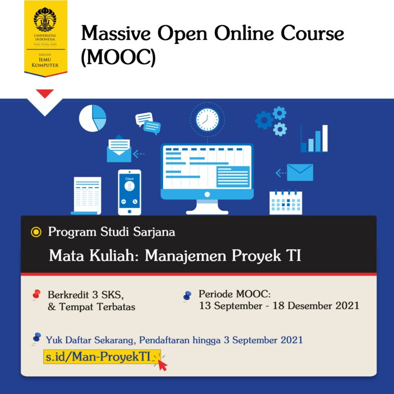 Mata Kuliah MOOC Fasilkom UI – Fakultas Ilmu Komputer Universitas Indonesia