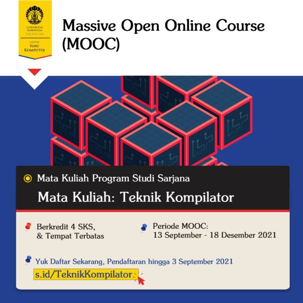 Mata Kuliah MOOC Fasilkom UI – Fakultas Ilmu Komputer Universitas Indonesia