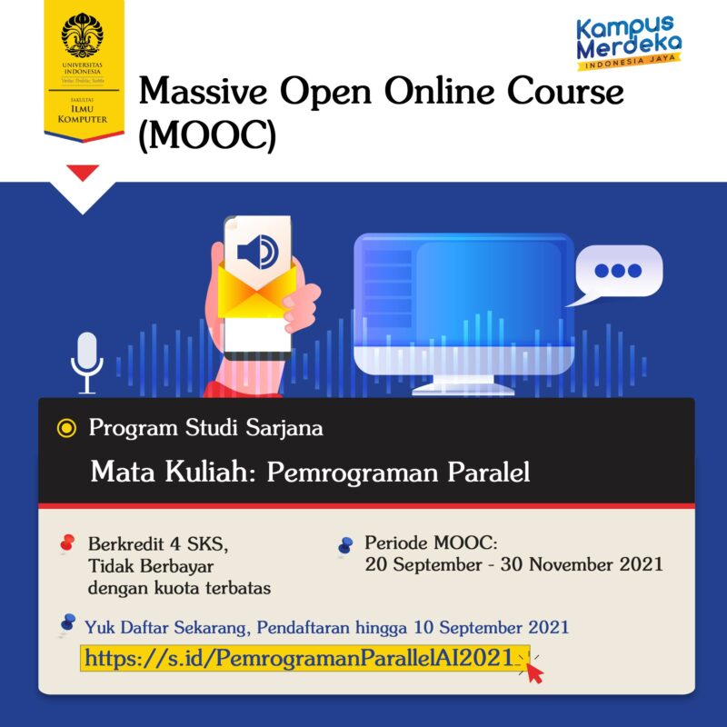 Mata Kuliah MOOC Fasilkom UI – Fakultas Ilmu Komputer Universitas Indonesia