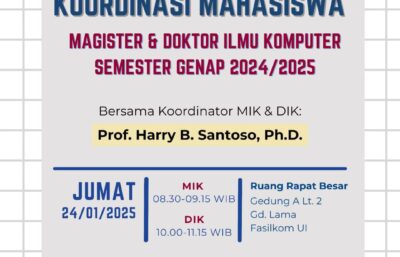 Fakultas Ilmu Komputer Universitas Indonesia – Fasilkom UI. Terbaik di ...